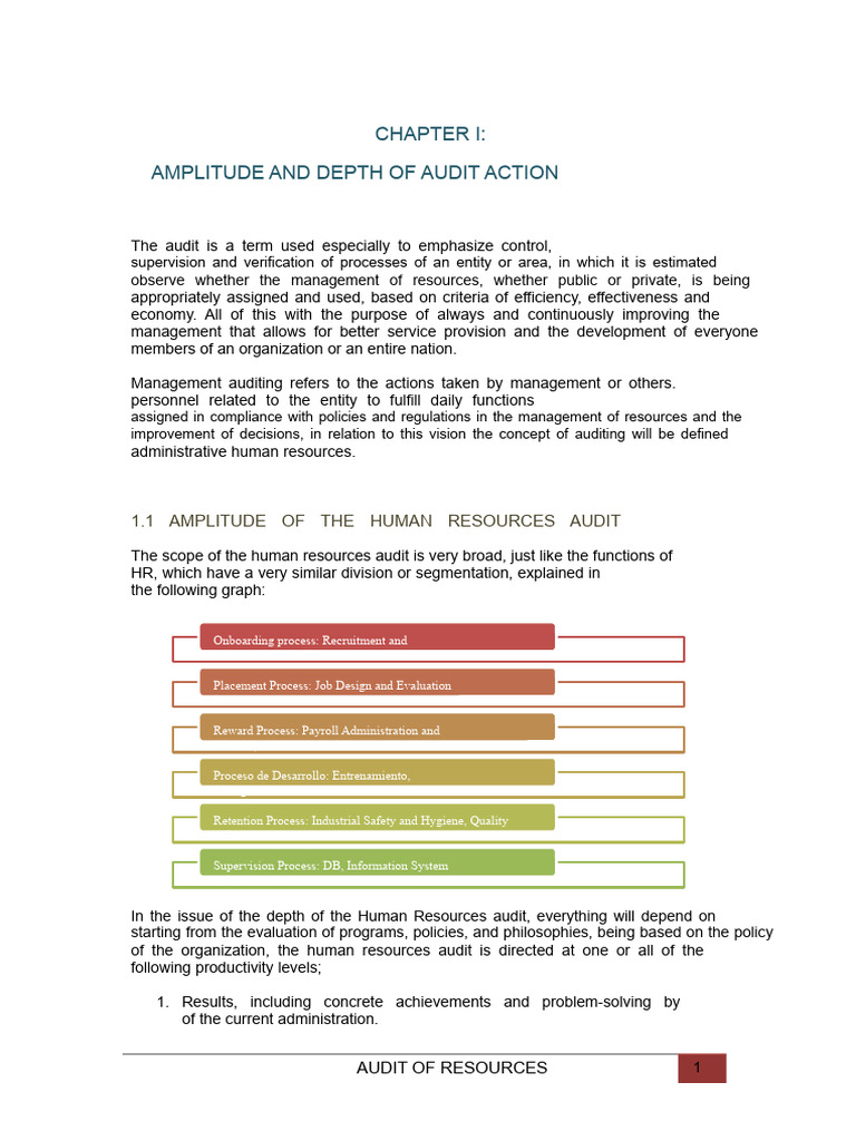 Human Resources Audit Overview | PDF | Audit | Human Resource Management