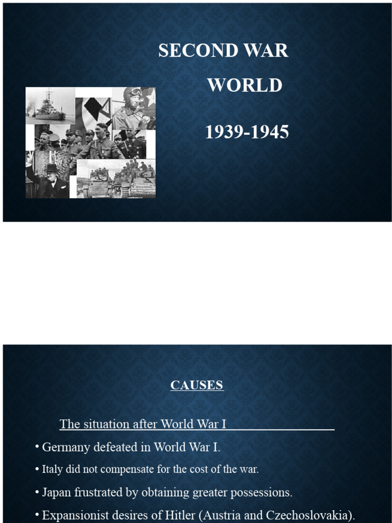 Causes and Consequences of WWII | PDF | Axis Powers | Allies Of World ...