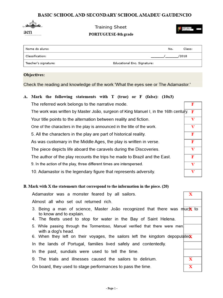 Correction of the Reading Verification Form What the Eyes See | PDF ...