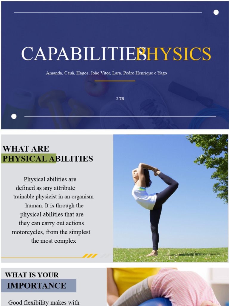 Physical Education Slide: Physical Abilities | PDF