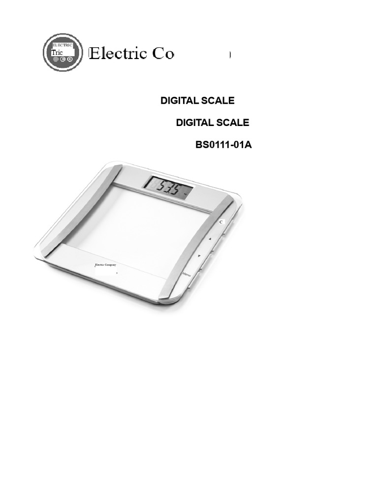 Manual Instructions_Digital Scale ref. BS0111_Revised Feb11.pdf | PDF