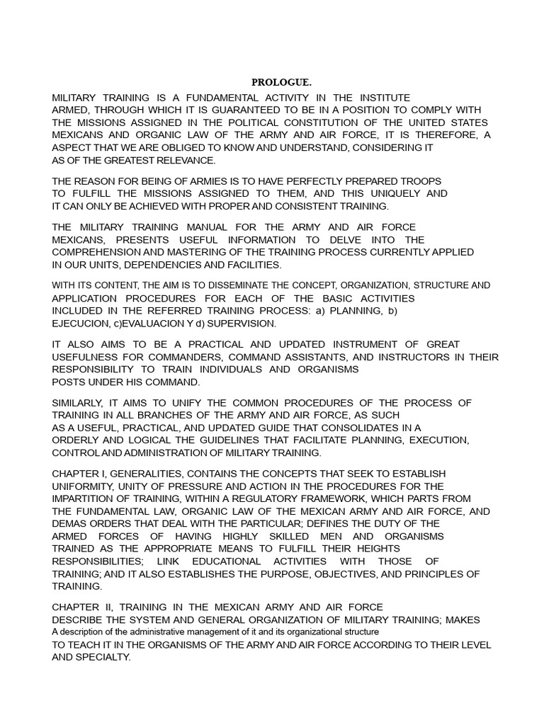 Comprehensive Military Training Manual | PDF | Military | Knowledge