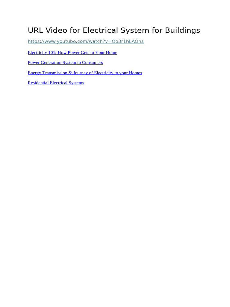 Understanding Residential Electrical Systems | PDF