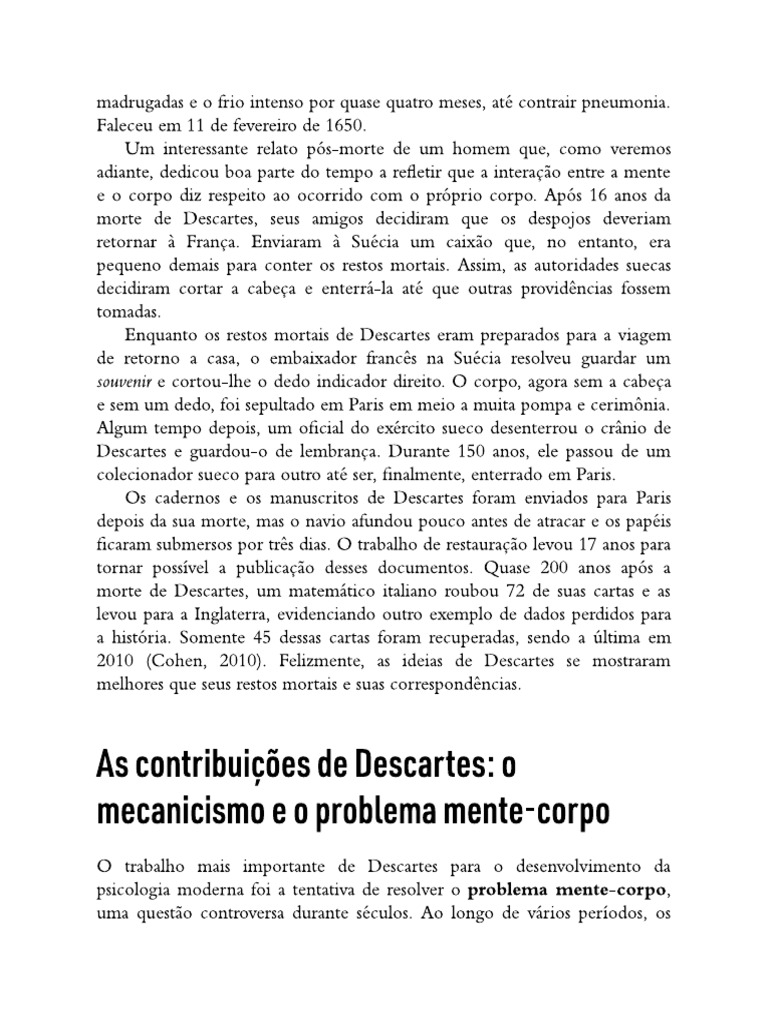 História Da Psicologia Moderna - Duane P. Schultz | PDF