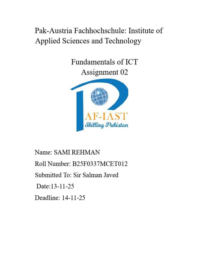 Sami Rehmam | PDF | Microsoft Excel | Cloud Computing