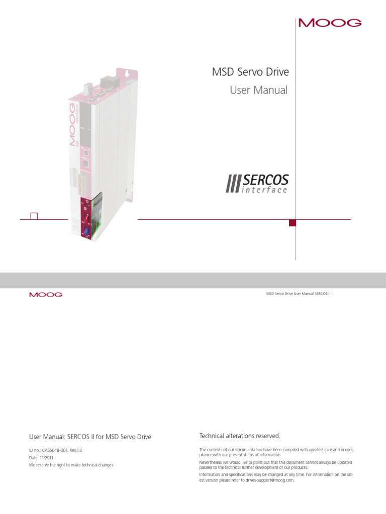 Moog-ServoDrives-MSD_Com_CA65648_2011_11-en | PDF | Parameter (Computer ...