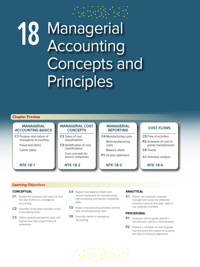 Chapter 18 | PDF | Cost Of Goods Sold | Management Accounting