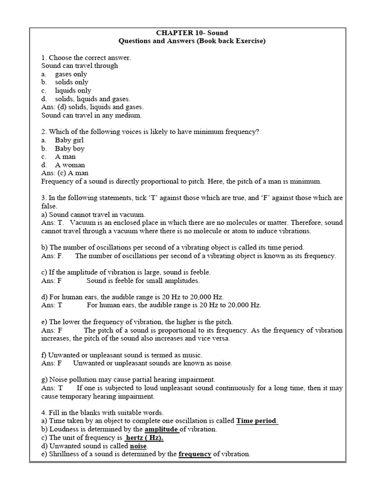 Sound: Key Concepts and FAQs | PDF | Sound | Noise
