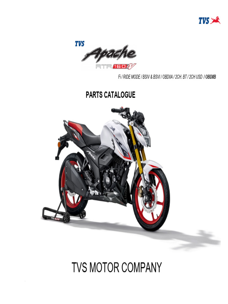 Apache Rtr 160 4v | PDF | Engines | Rotating Machines