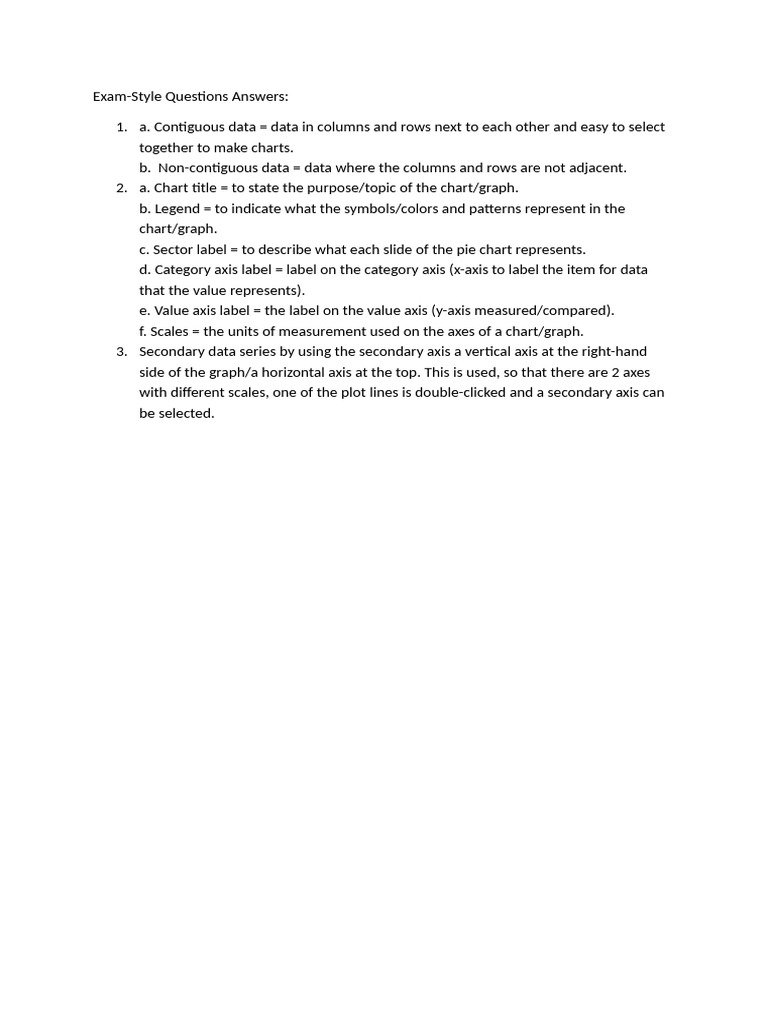 Exam Style Question | PDF