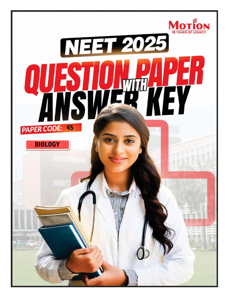 NEET-Biology Question Paper | PDF | Ribosome | Lymphatic System