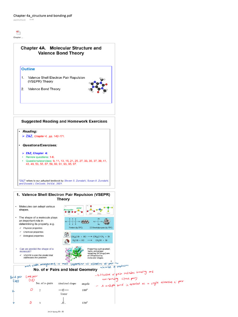 Chapter 4a_structure and bonding | PDF
