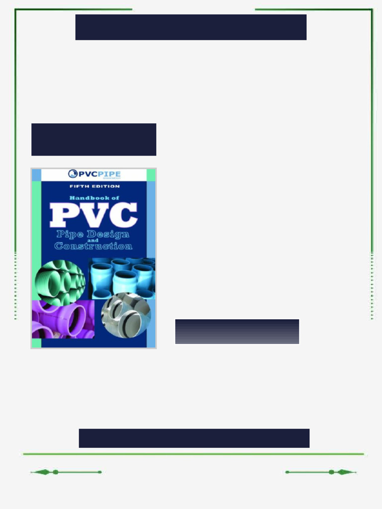 Handbook of PVC Pipe Design and Construction 5th Revised edition ...
