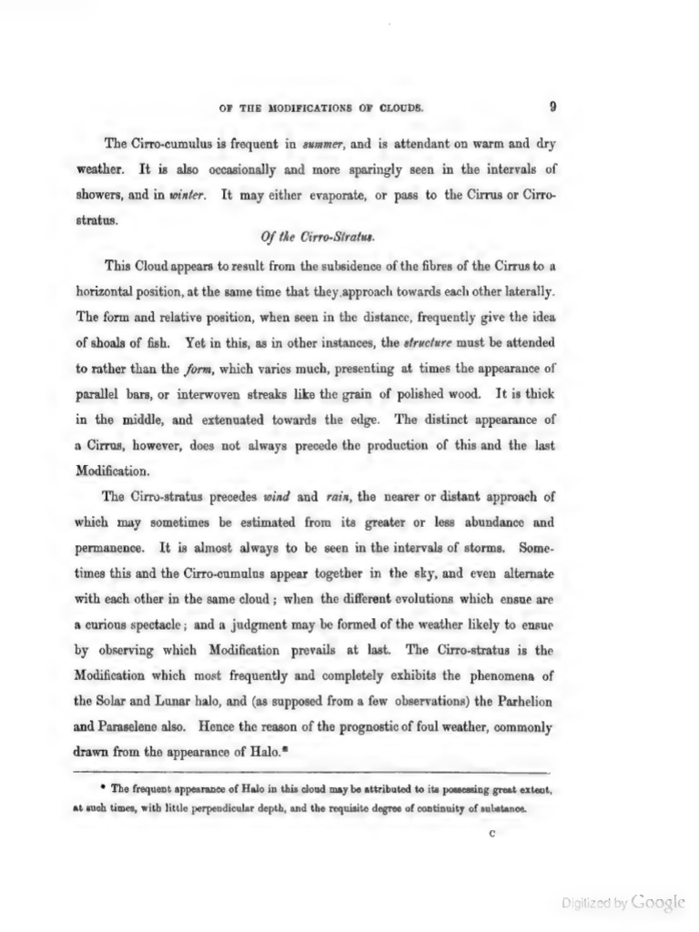 Essay on the Modification of Clouds (part 3) | PDF | Sky | Cloud