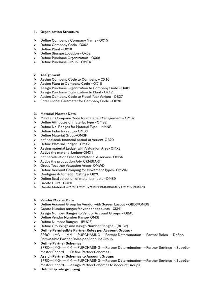 SAP MM Configuration | PDF | Business