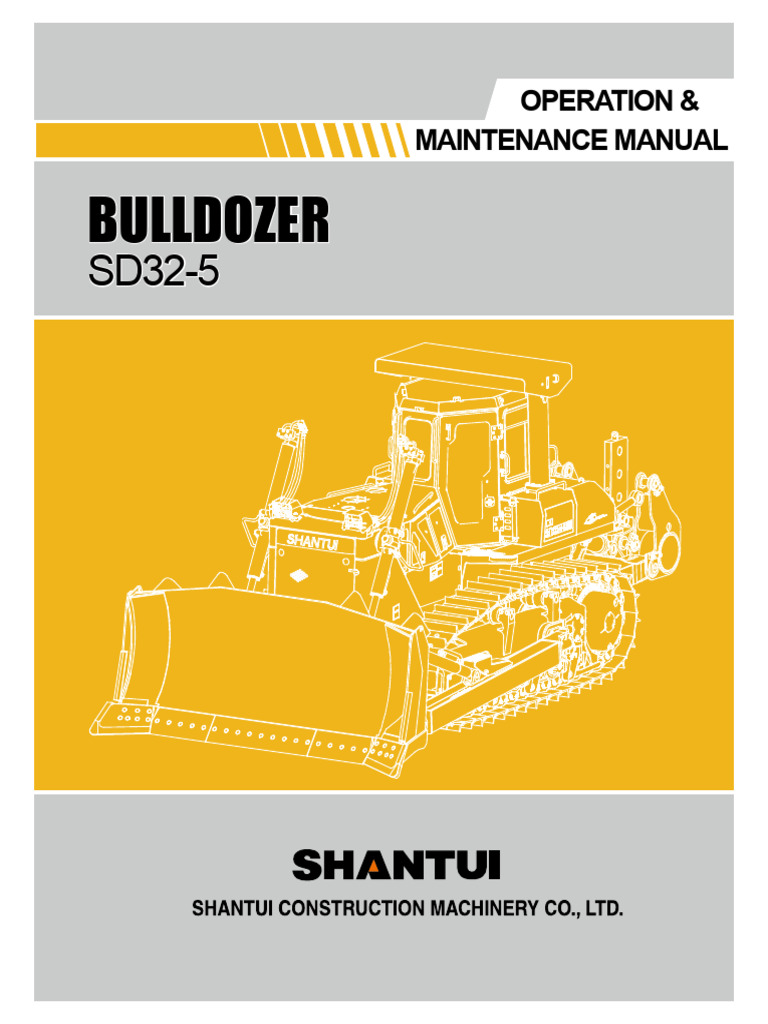 SD32-5 Operation Manual | PDF | Water | Manual Transmission