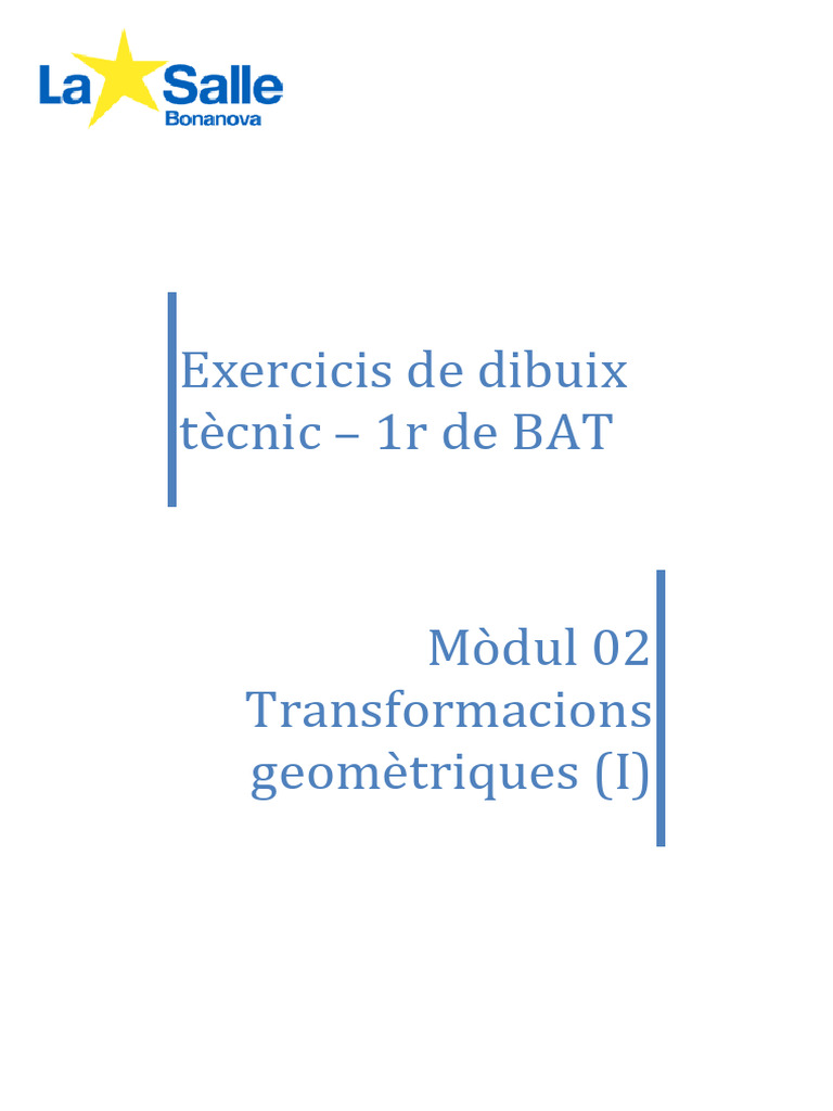 Dossier 03 - Transformacions Geometriques | PDF