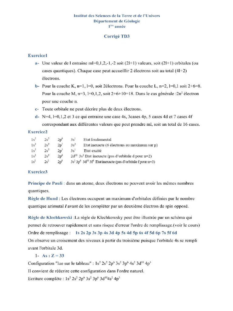 Corrige Td3 | PDF