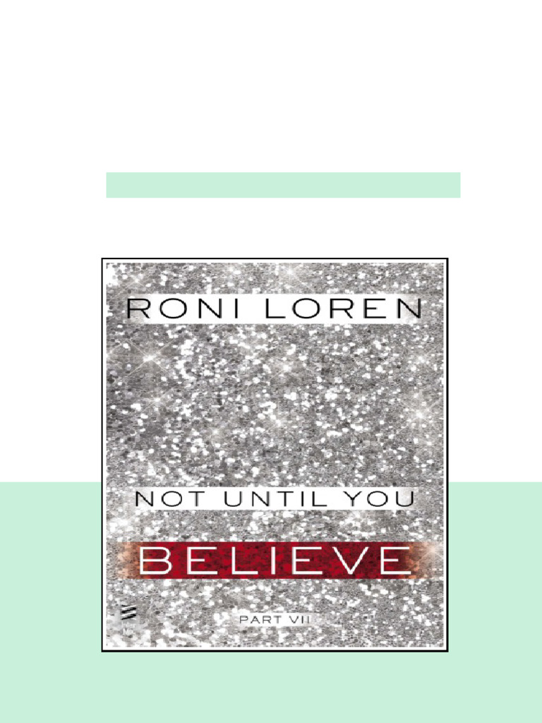 Not Until You Part Vii Loren Roni newest edition 2025 | PDF
