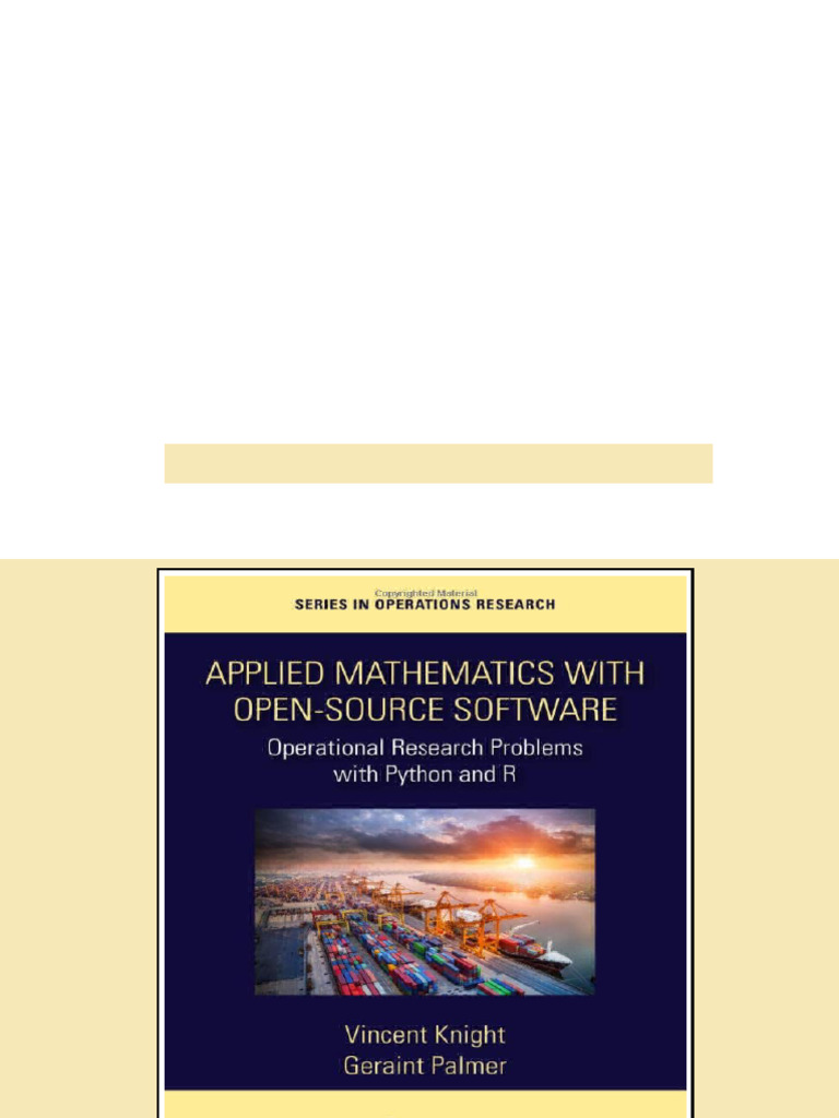(Ebook) Applied Mathematics with Open-Source Software : Operational ...