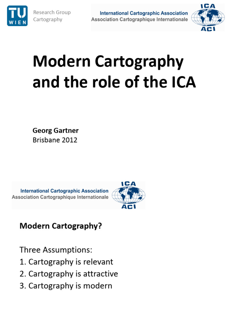 Modern Cartography and the Role of the i CA | PDF | Cartography ...
