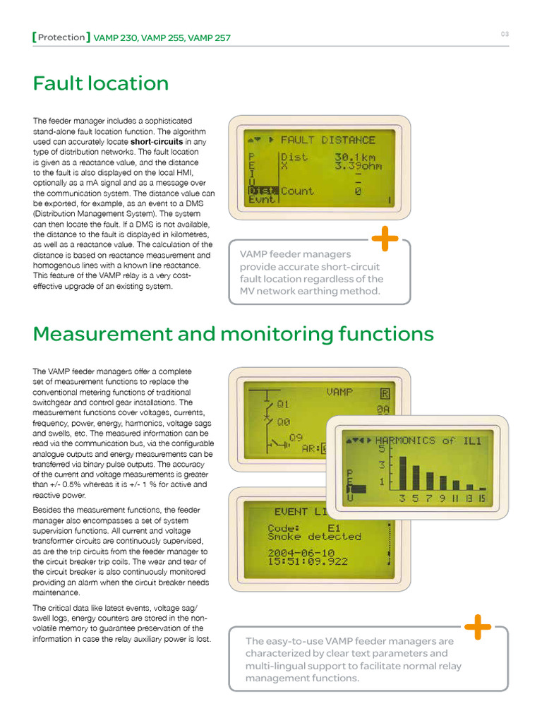 Vamp 230, Vamp 255 and Vamp 257_3 | PDF | Relay | Electronics