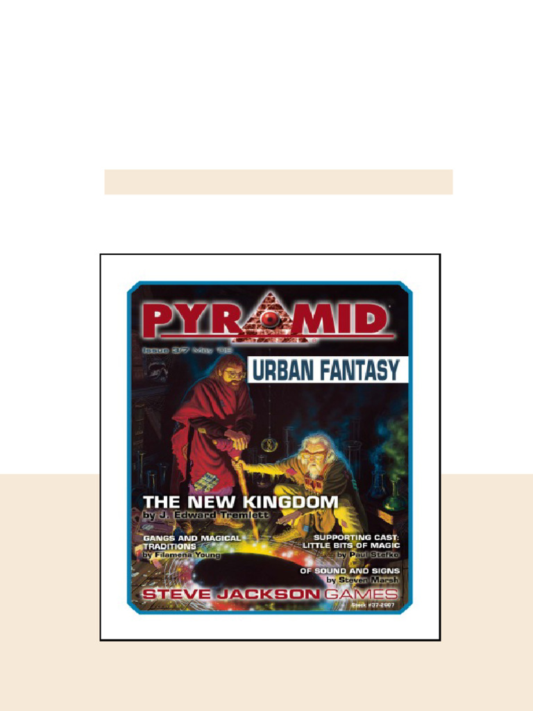 Pyramid Urban Fantasy Steve Jackson available all format | PDF ...