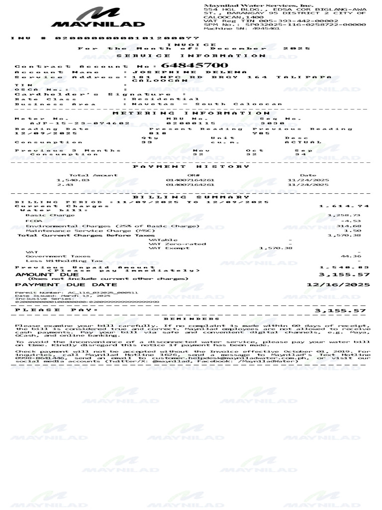 Account Summary | PDF
