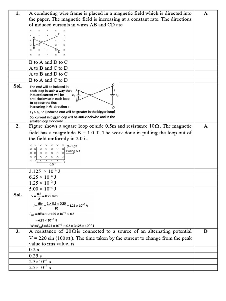 a1 & a3 (Part Test-3 Paper With Solution) | PDF | Colloid | Electron