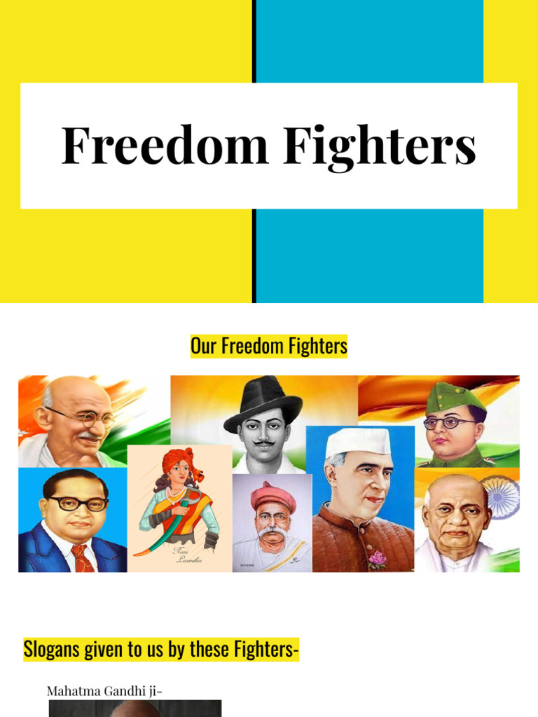 Freedom fighters ppt | PDF