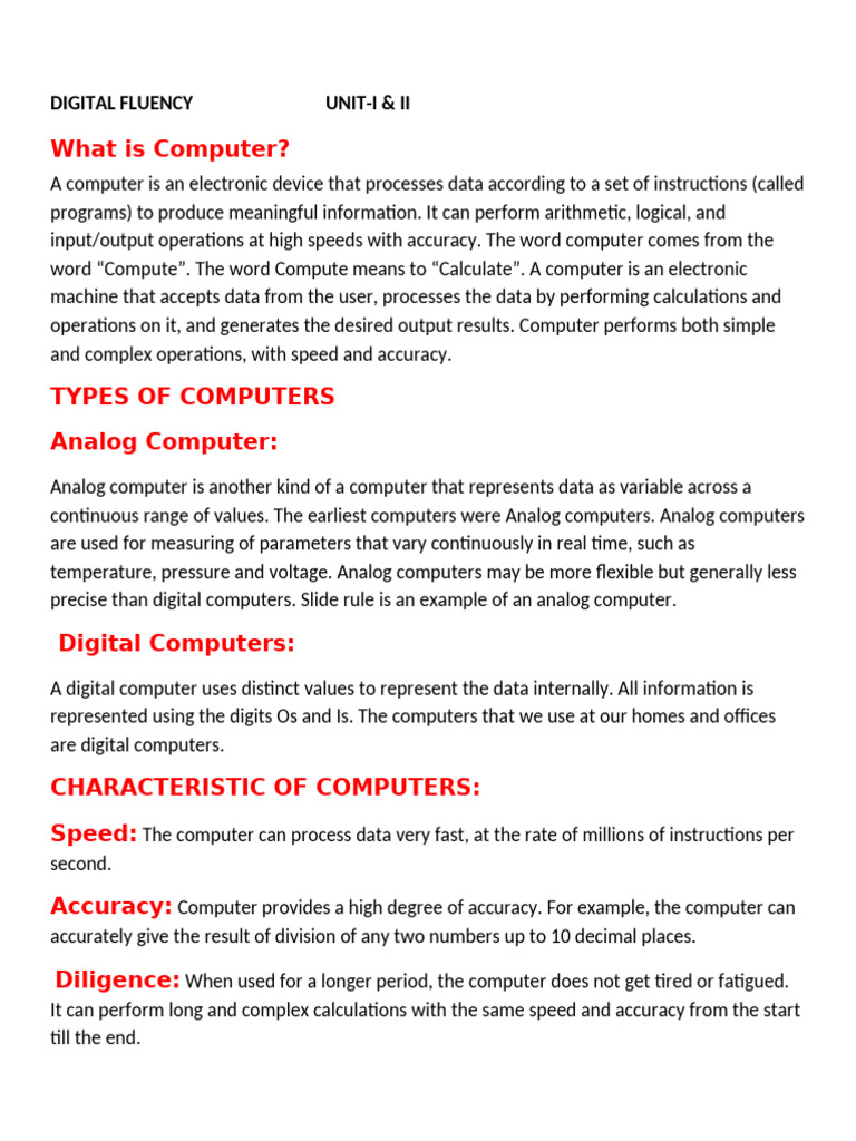 DF(I&II) | PDF | Microcomputers | Mainframe Computer