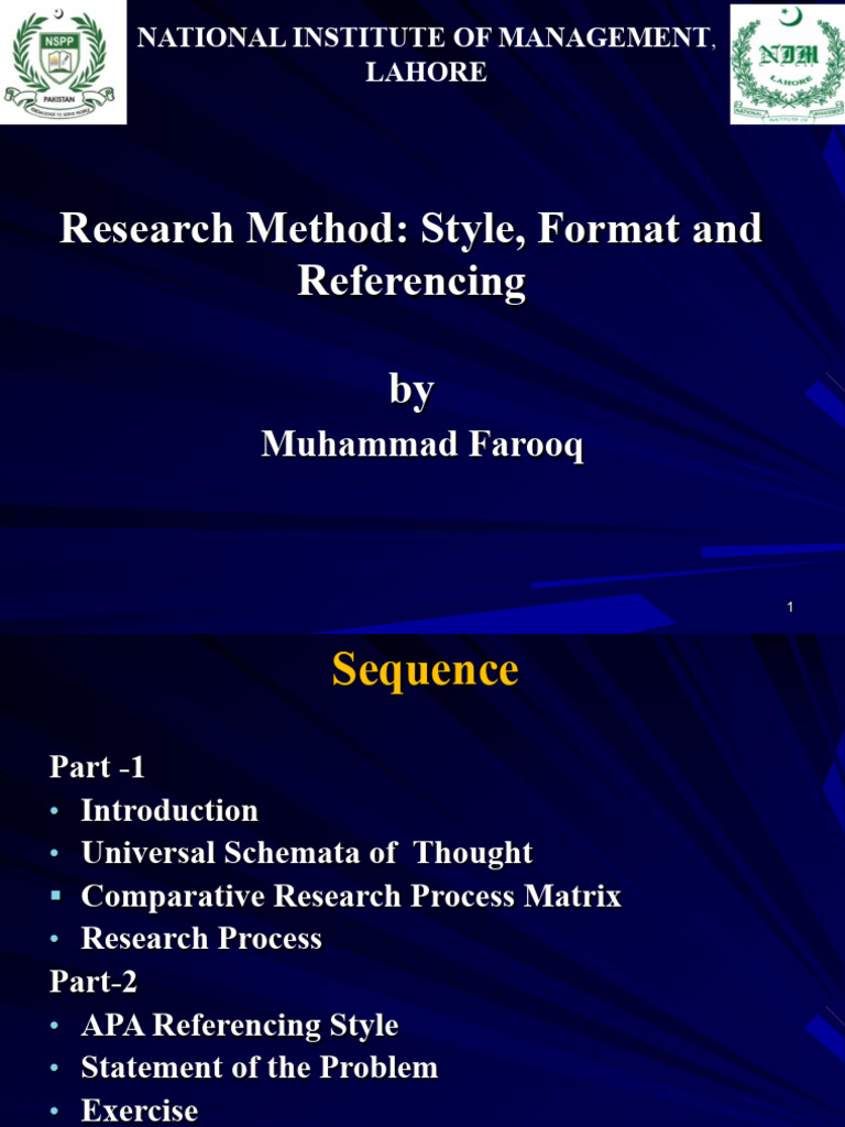 Research Methods and APA Referencing Guide | PDF | Citation | Effluent