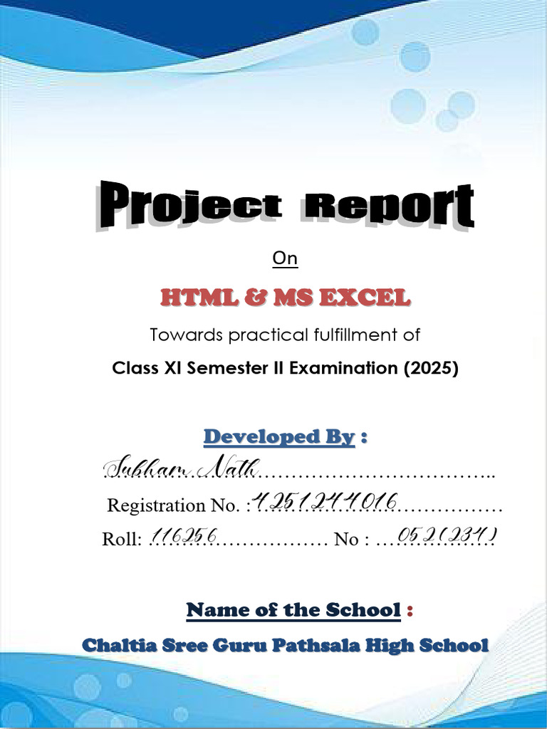 Class 11 Sem II Project Colour | PDF