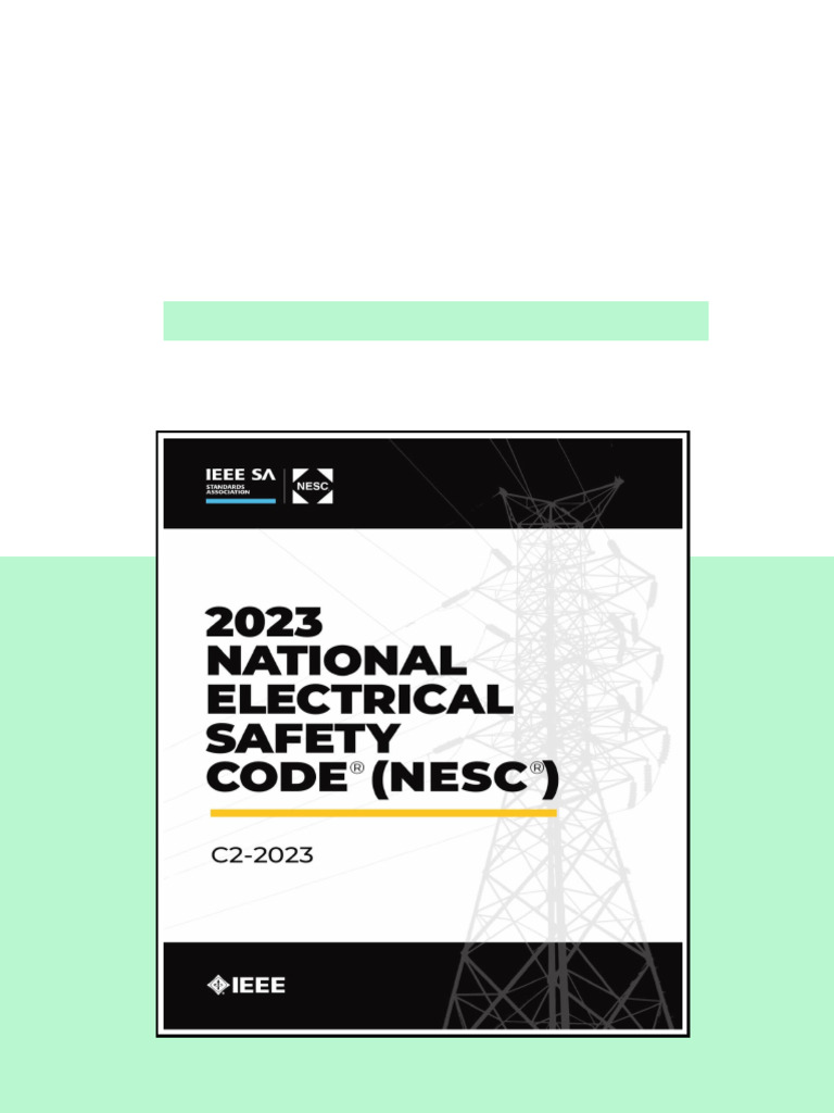 (Ebook) 2023 NATIONAL ELECTRICAL SAFETY CODE by Accredited Standards ...