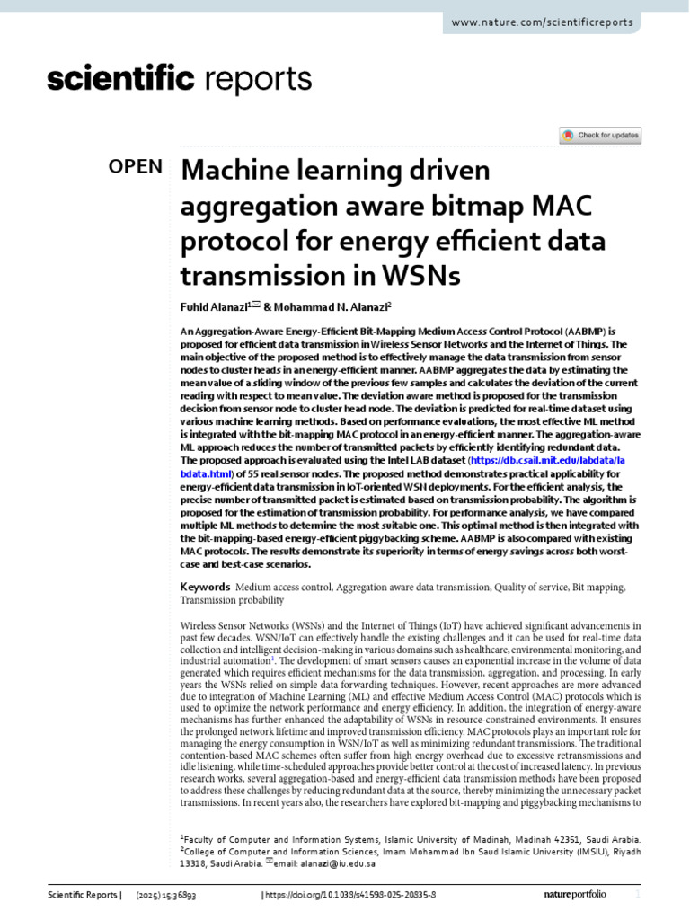 Machine Learning Driven Aggregation Aware Energy‑Efficient Bit‑Mapping ...