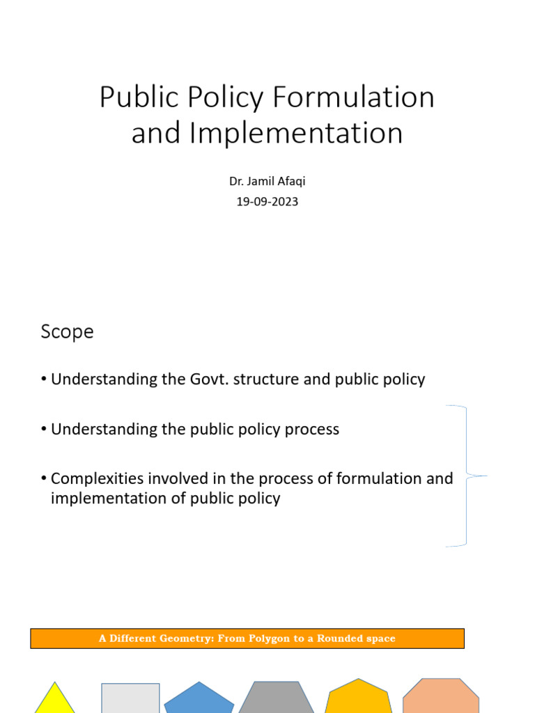 Public Policy Formulation & Implementation | PDF | Crimes | Crime ...