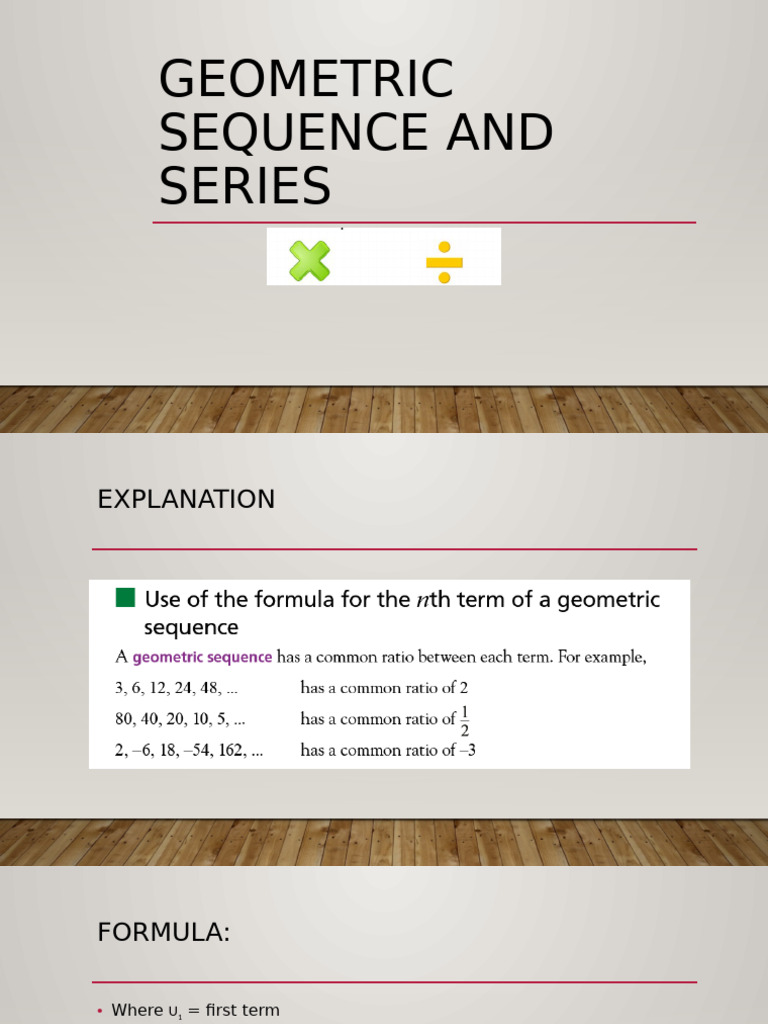 Lesson 5 Geometric Sequences | PDF