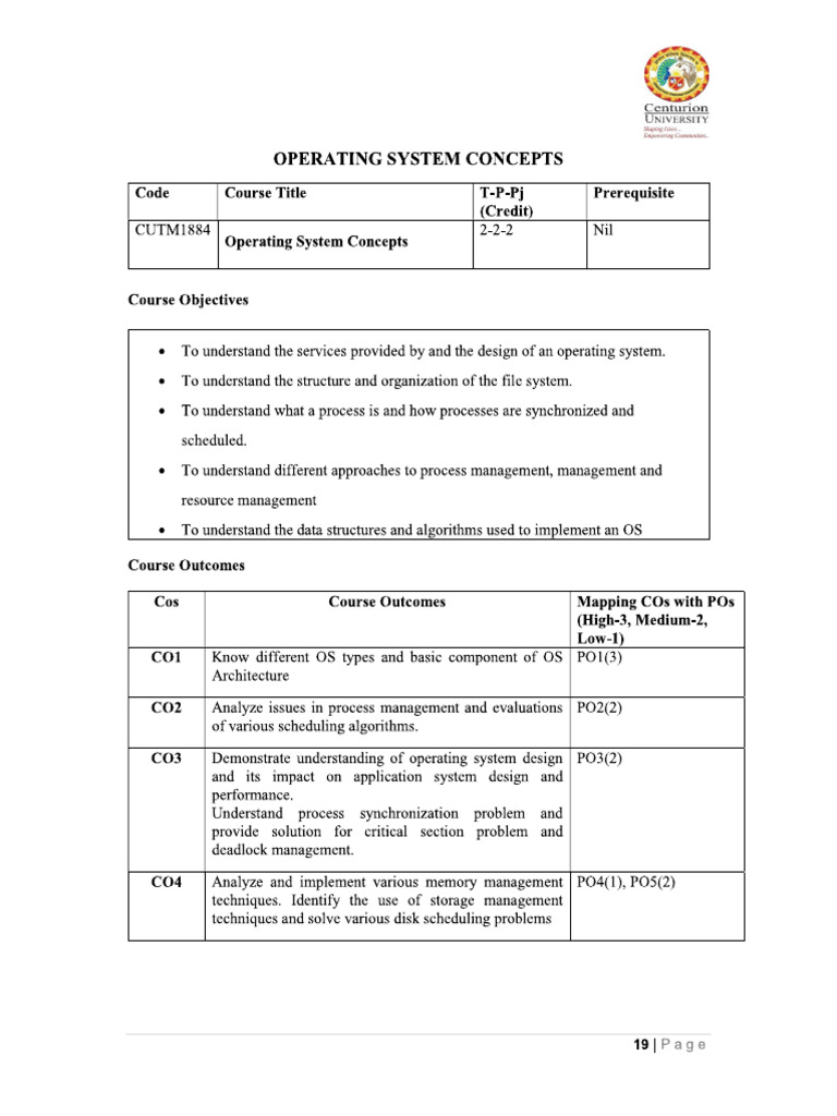 OS Bca | PDF