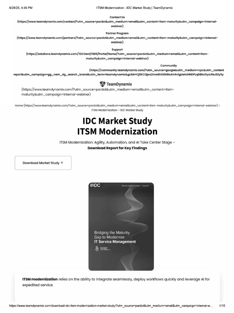 IDC Market Study | PDF