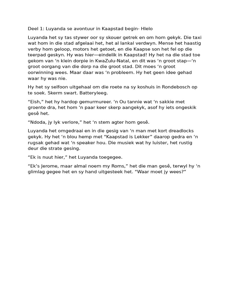 Afrikaans | PDF