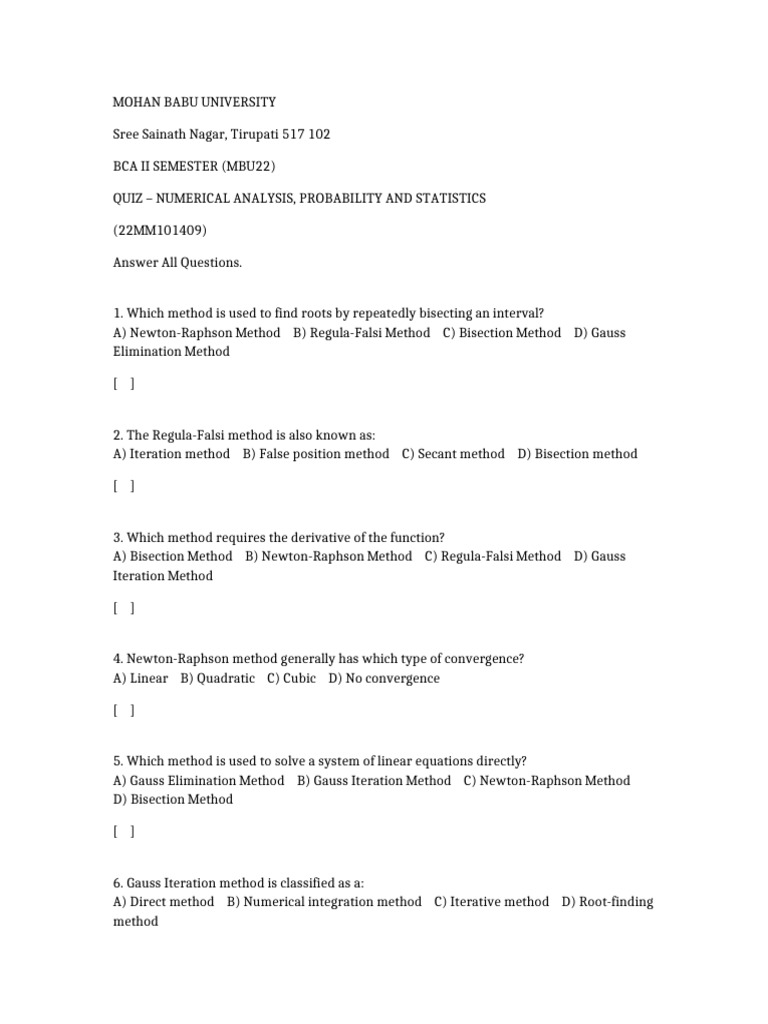 NAPS Quiz Module | PDF