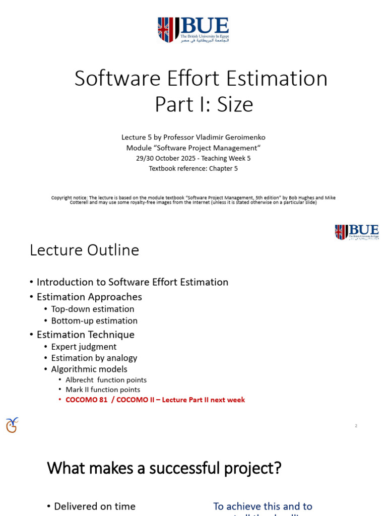 Software Effort Estimation Techniques | PDF | Computing | Software ...