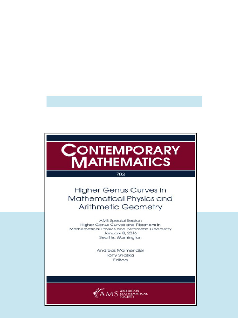 Higher Genus Curves In Mathematical Physics And Arithmetic Geometry ...