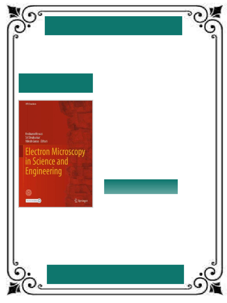 Electron Microscopy in Science and Engineering 1st Edition Krishanu Biswas eBook expanded ...