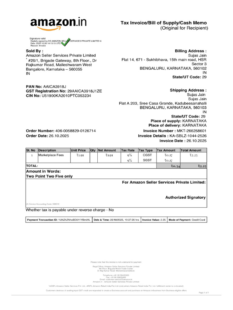 Brush Invoice | PDF