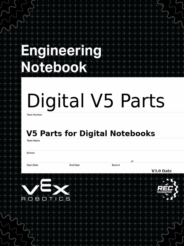 V5 Digital Notebook Parts Guide | PDF | Gear | Valve
