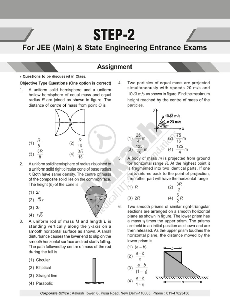 System of Particles & Rotational Motion | PDF