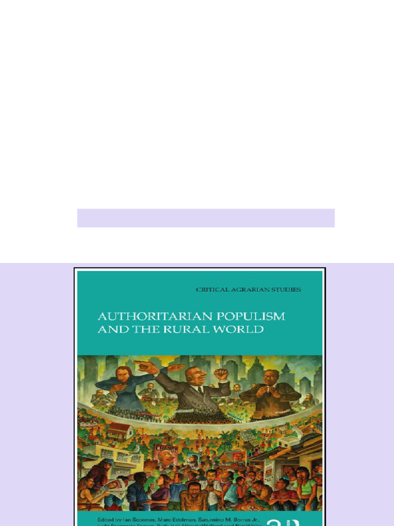 (Ebook) Authoritarian Populism And The Rural World by Ian Scoones, Marc ...