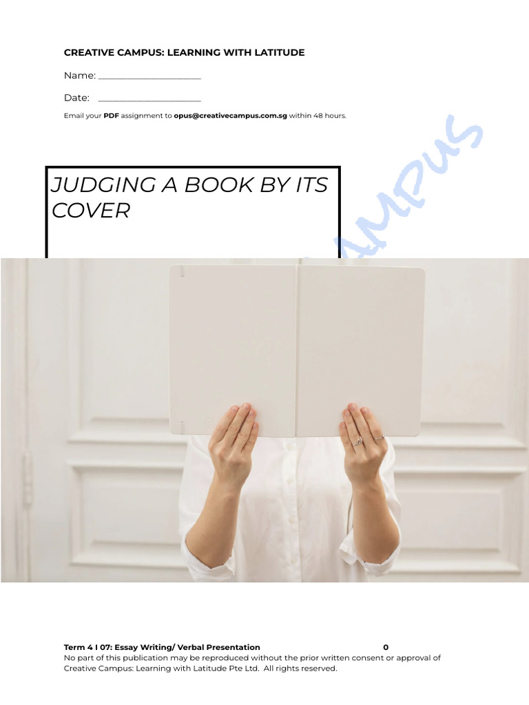 2025 T4W7 EW_ Verbals [Judge a Book by Its Cover] S-copy | PDF | Essays ...