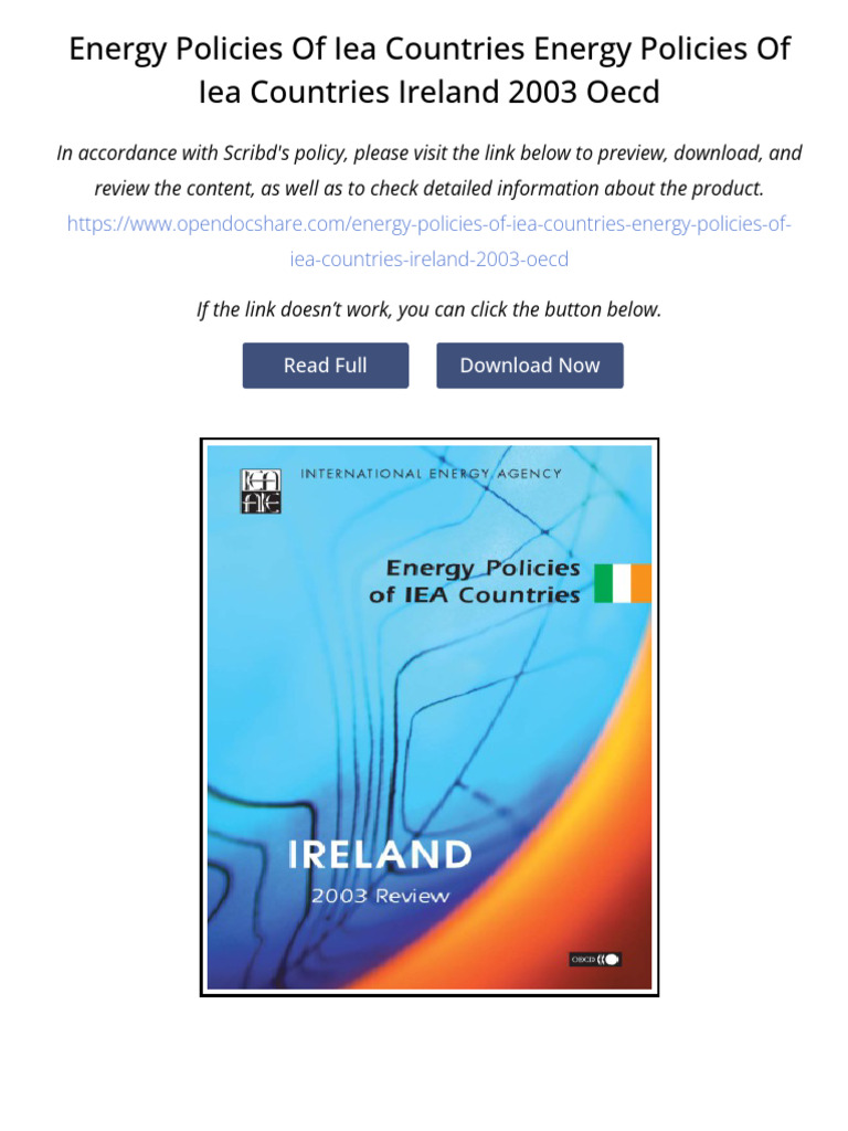 Energy Policies of IEA Countries Energy Policies of IEA Countries ...